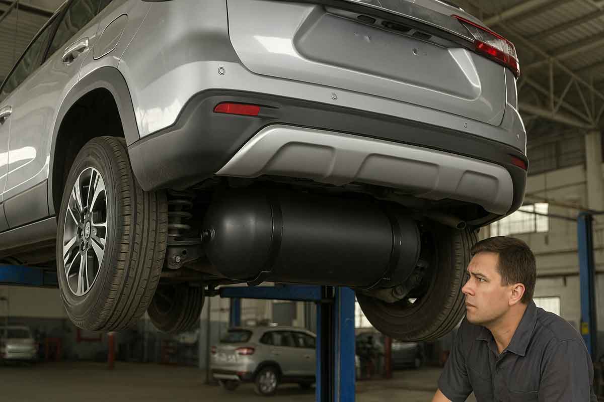 Maruti Brezza 2026: Underbody CNG Tank Spied & Boot Space Details ...